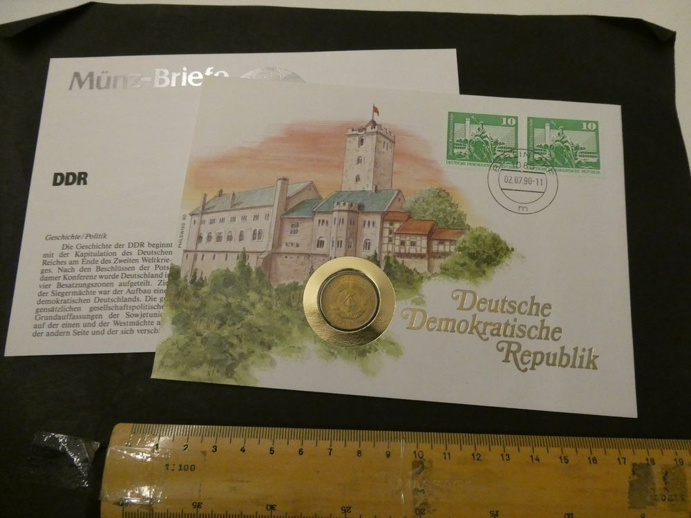 DDR 1990 - Münzbrief (Neu (gemäss Beschreibung)) in Hinterforst für CHF 2 – mit Lieferung auf ...