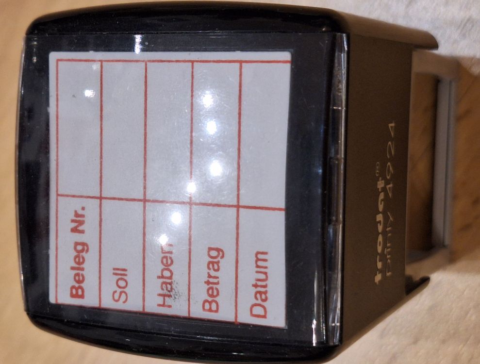 Buchhaltungs Bürostempel Trodat Printy 4924 (Gebraucht) in Glattbrugg für CHF 10 – mit Lieferung ...