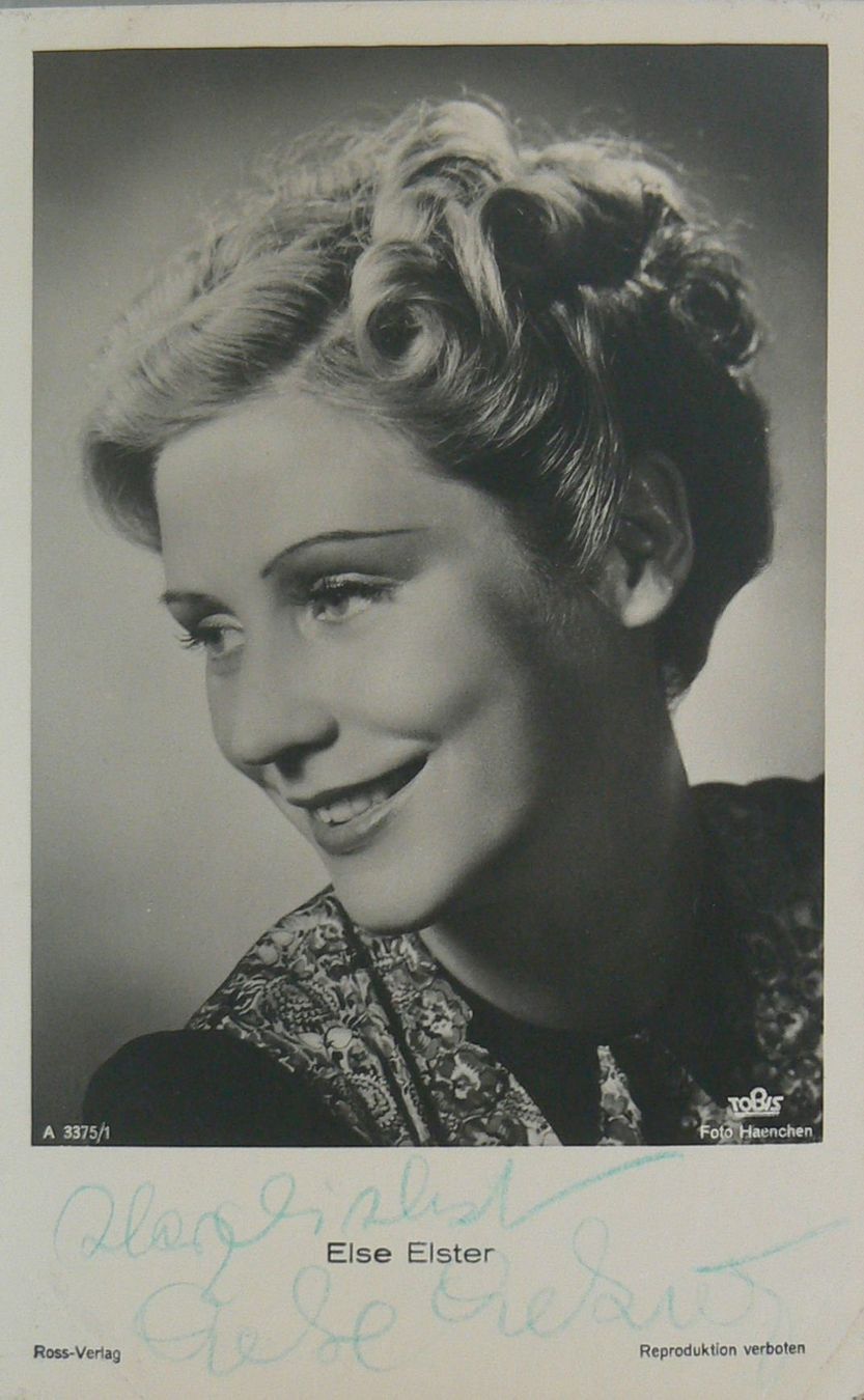 Else Elster (1910-1998) Schauspielerin - sign. Foto (Gebraucht) in ...