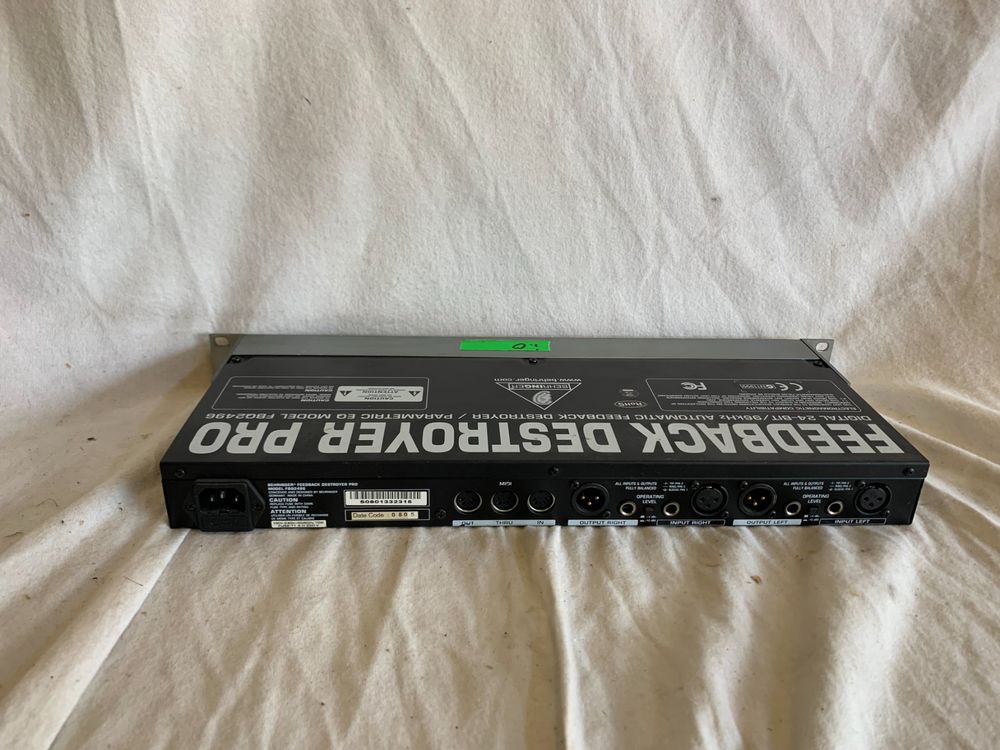 Feedback Destroyer Pro FBQ2496 Feedback-Unterdrücker (L466) (Gebraucht ...