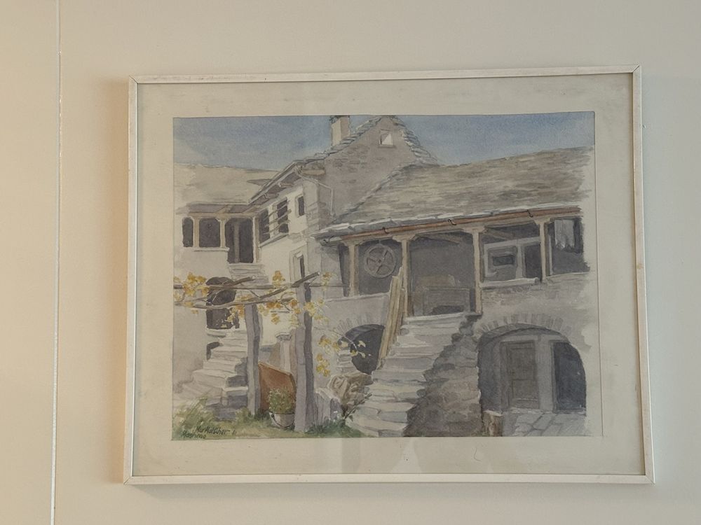 Gemälde Haus Porträt | Kaufen auf Ricardo