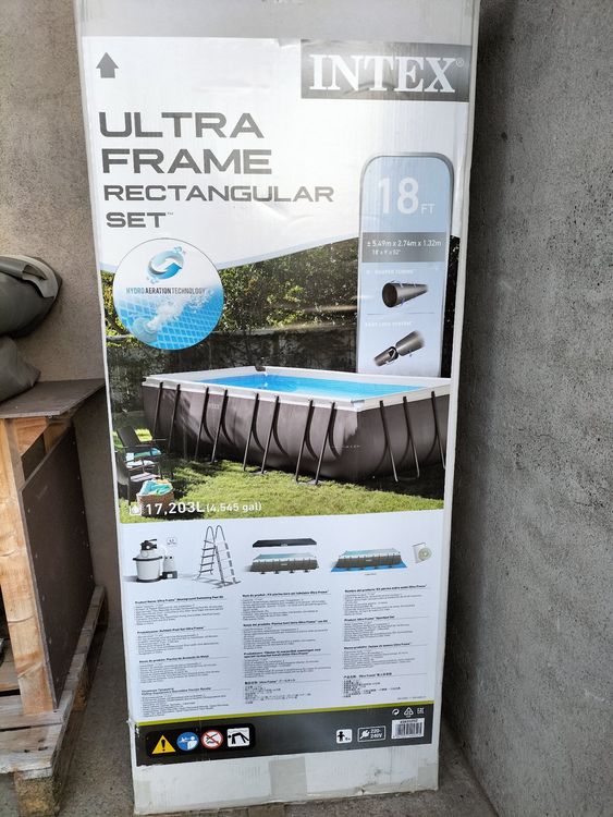 Pool Intex 5.49 x 2.74 x 1.32m inkl. Zubehör | Kaufen auf Ricardo