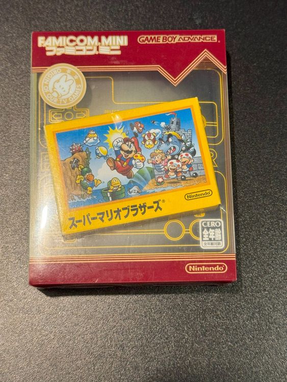 FAMICOM MINI SERIES VOL.01: SUPER MARIO BROS. Japan GBA OVP (Gebraucht ...
