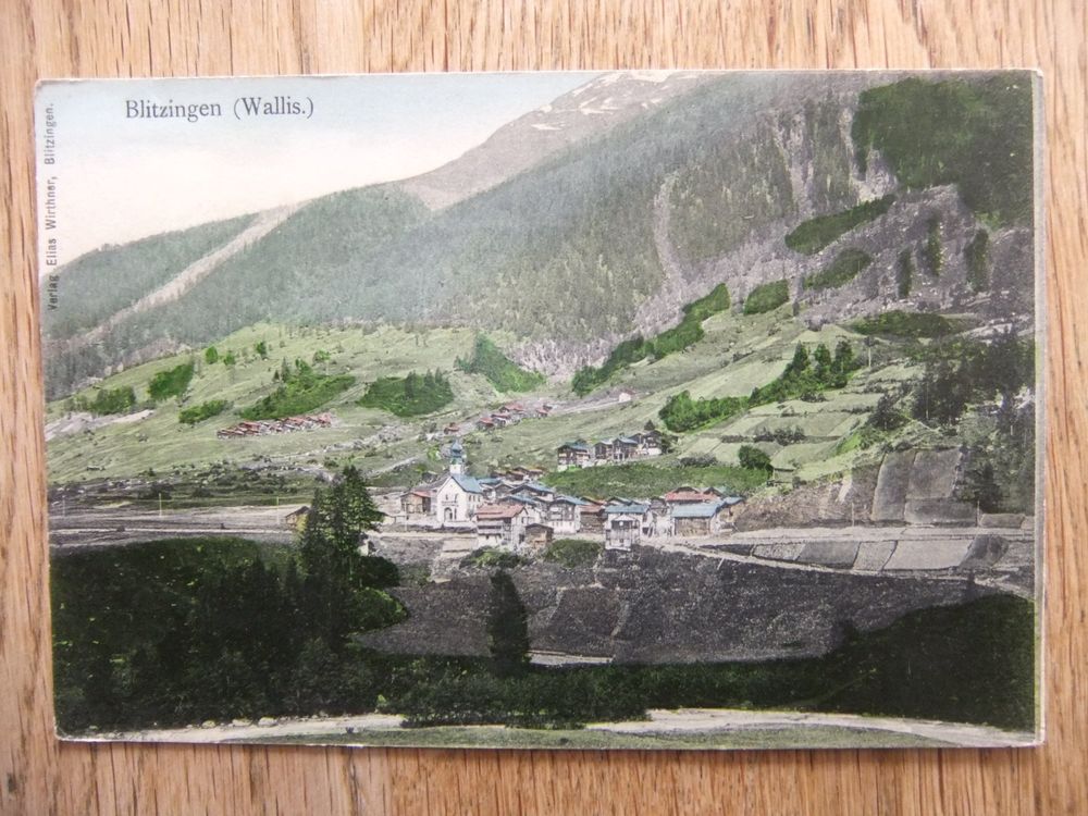 Blitzingen an der Furkabahn Linie Wallis Valais (Gebraucht) in St. Niklaus VS für CHF 86 – mit ...