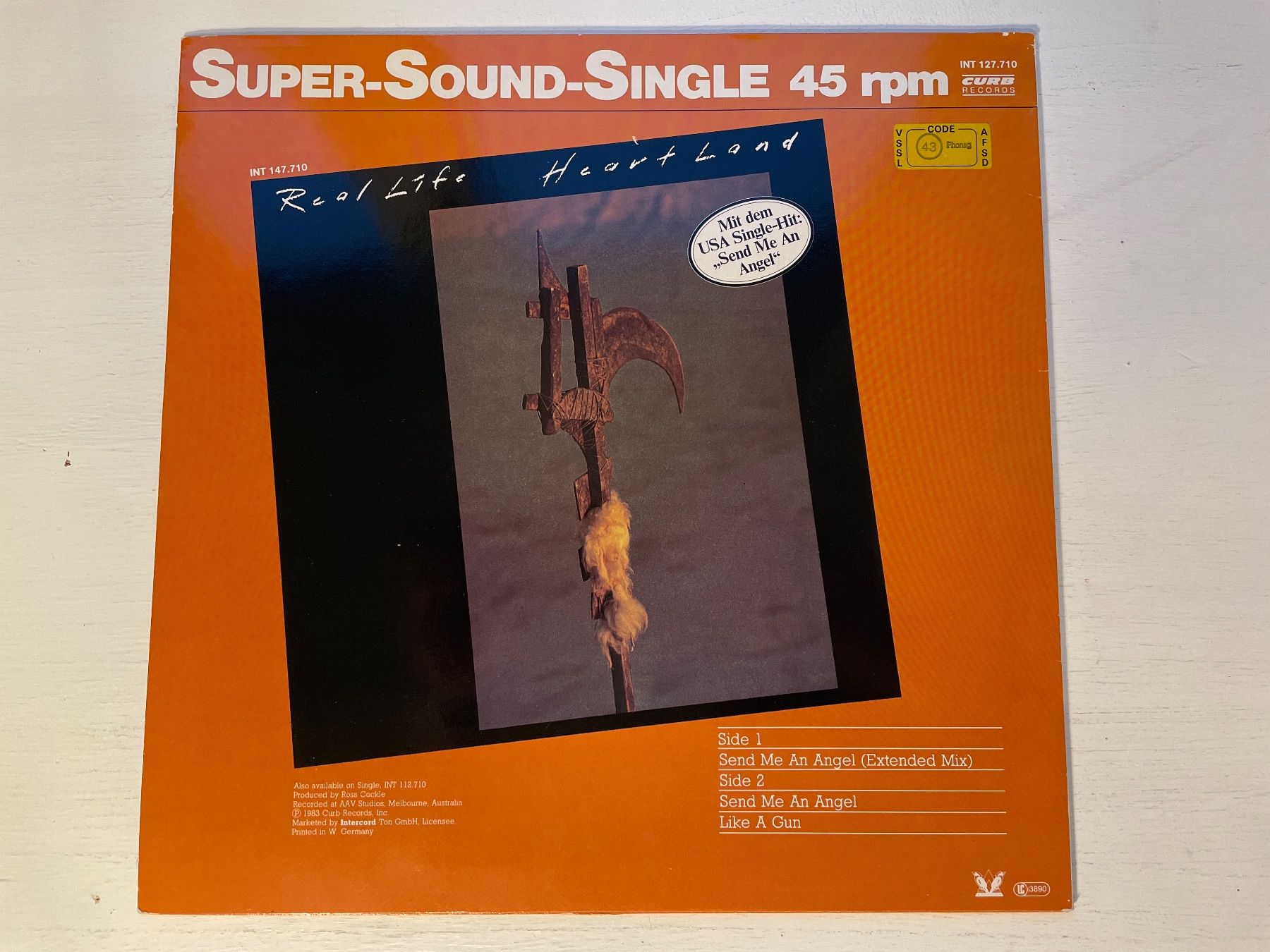 Real Life - Send Me An Angel - 12" Maxi, color, 1983 (Gebraucht) in ...