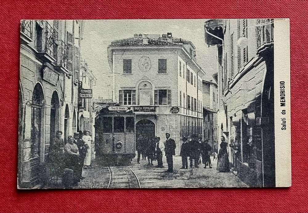Mendrisio - Ferrovia - Tramway - Riva St. Vitale - 1911 (Gebraucht) in ...