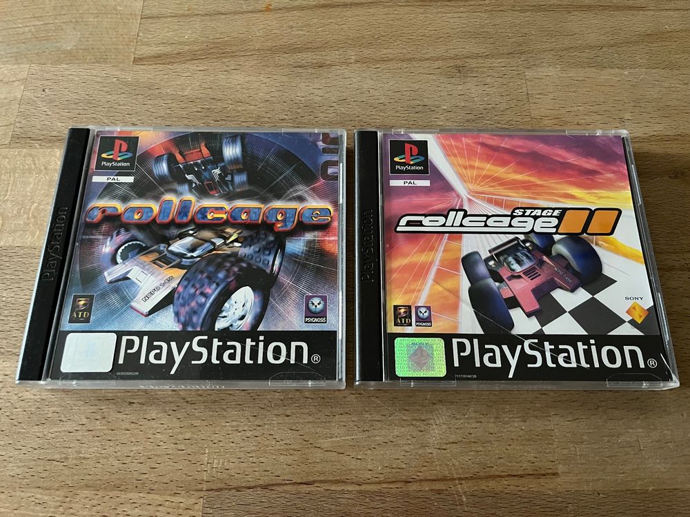 Rollcage + Rollcage Stage II Sony Playstation 1 PS1 (Gebraucht) in ...