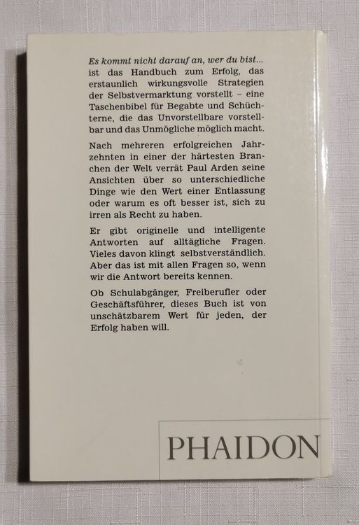 Das erfolgreichste Buch der Welt von Paul Arden (Neu (gemäss ...