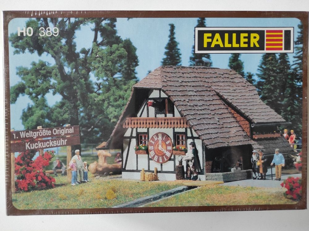 1. Weltgrösste Kuckucksuhr, Faller Bausatz H0 mit 195 Teilen (Neu und ...