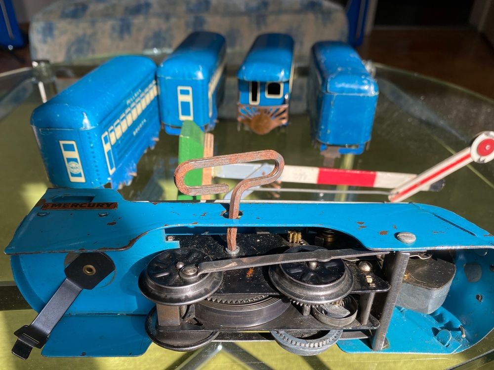 MARX mechanische Metal Modell-Eisenbahn / mit Luft-Pfeife !! | Kaufen ...