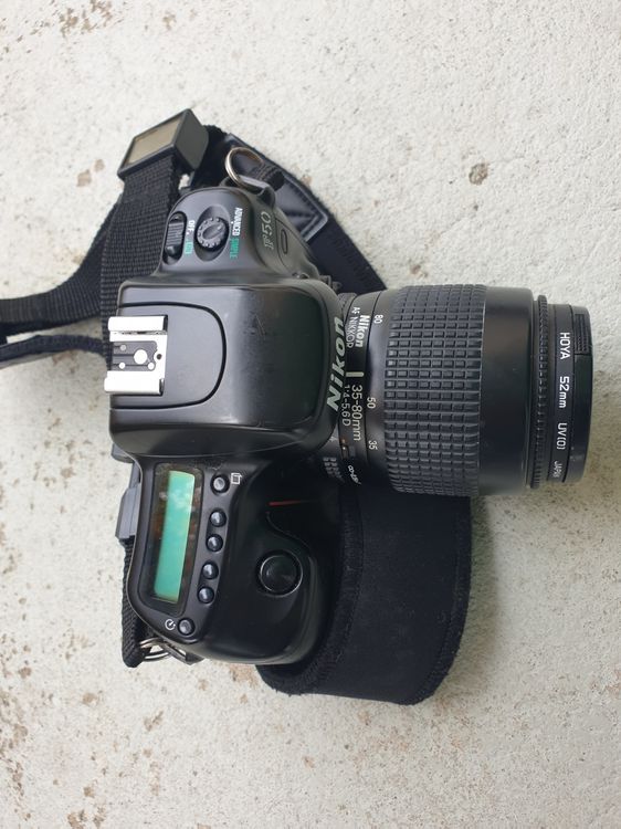 Kamera Nikon F 50 AF NIKKOR 35- 80 mm mit Kameratasche (Defekt) in ...