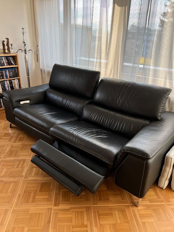 Leder Sofa elektr. verstellbar | Kaufen auf Ricardo