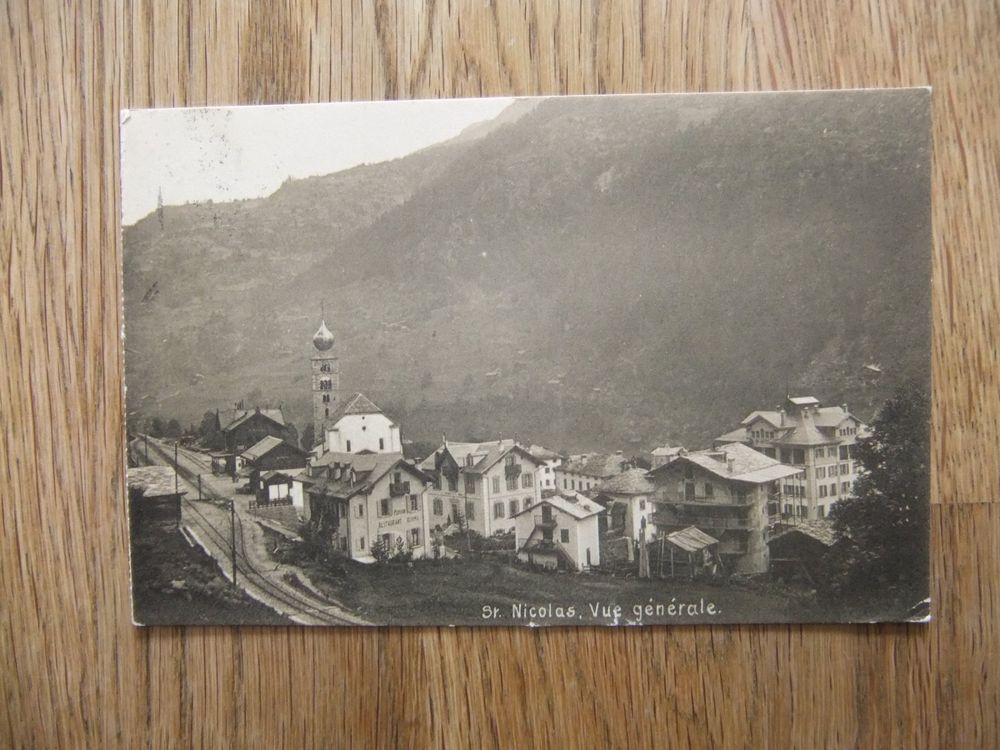 St.Niklaus St. Nicolas Bahnhof der Visp-Zermatt Bahn, Kirche | Kaufen auf Ricardo