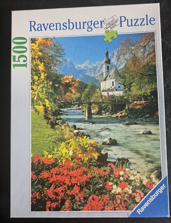 Ravensburger Puzzle 1500 Teile - Ramsau gegen Reiteralpe (Gebraucht) in ...
