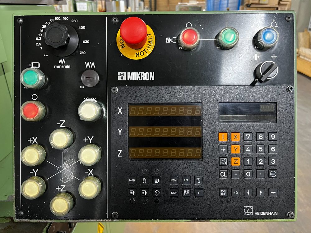 Mikron WF 3 DP Universalfräsmaschine (Gebraucht) in Zuchwil für CHF 13900 – nur Abholung auf ...
