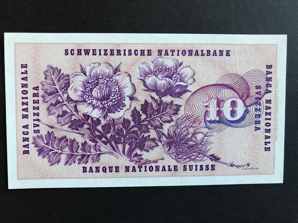 Schöne, alte 10 Franken CH-Note (Neu (gemäss Beschreibung)) in Feldmeilen für CHF 11 – mit ...