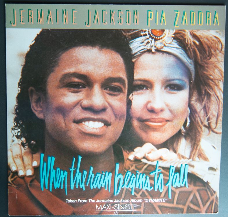 MAXI) JERMAINE JACKSON & PIA ZADORA when the rain begins to | Kaufen ...