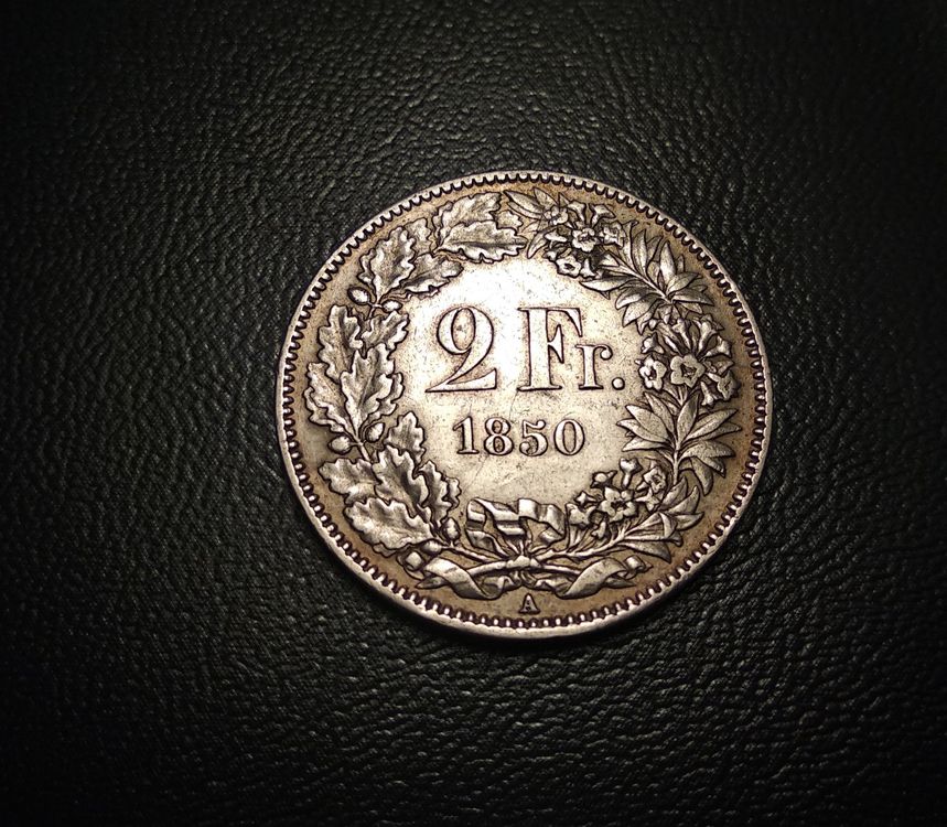 2 Franken 1850 (Gebraucht) in Nyon für CHF 330 – mit Lieferung auf Ricardo kaufen