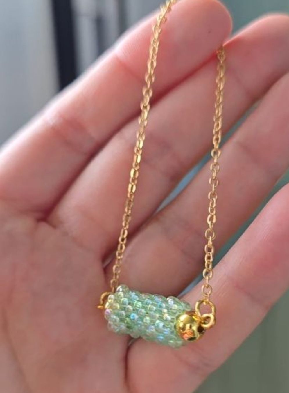 🌿 Le bracelet des murmures verts 🌿 fait main unique (Neu und ...