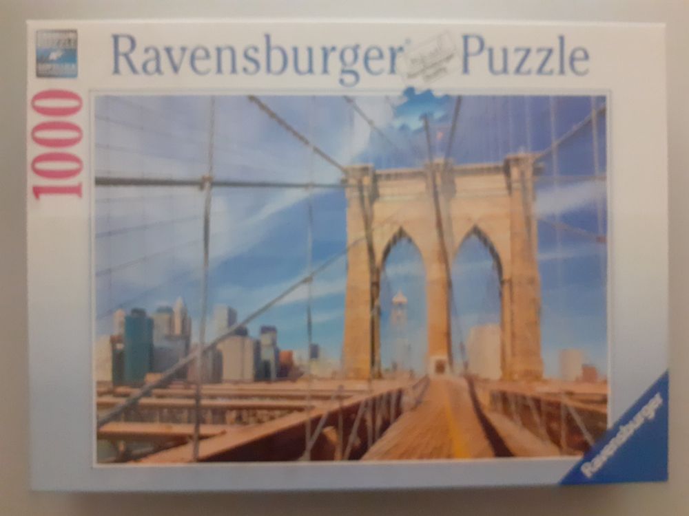 Auf der Brooklyn Bridge Puzzle Ravensburger 1000 er | Kaufen auf Ricardo