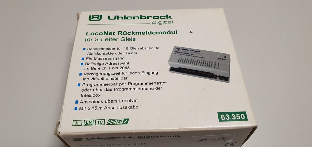 Uhlenbrock digital 63350 LocoNet Rückmeldemodul in OVP 1329 | Kaufen ...