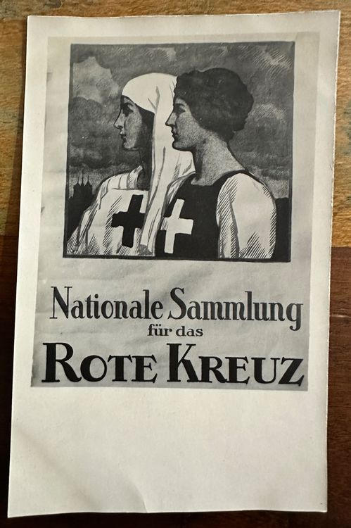 Antike Ansichtskarte, nationale Sammlung für das Rote Kreuz | Kaufen ...
