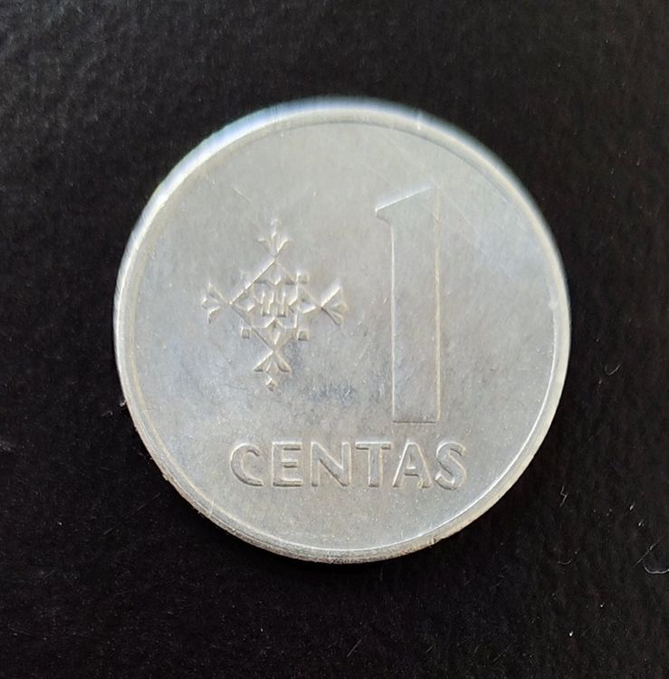 1 Centas Münze Litauen 1991 (Gebraucht) in Lenzburg für CHF 1 – mit ...