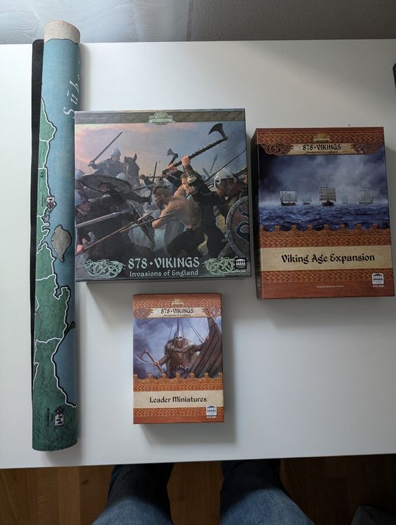 878: Vikings – Invasions of England (mit Erweiterungen) (Gebraucht) in Winterthur für CHF 65 ...