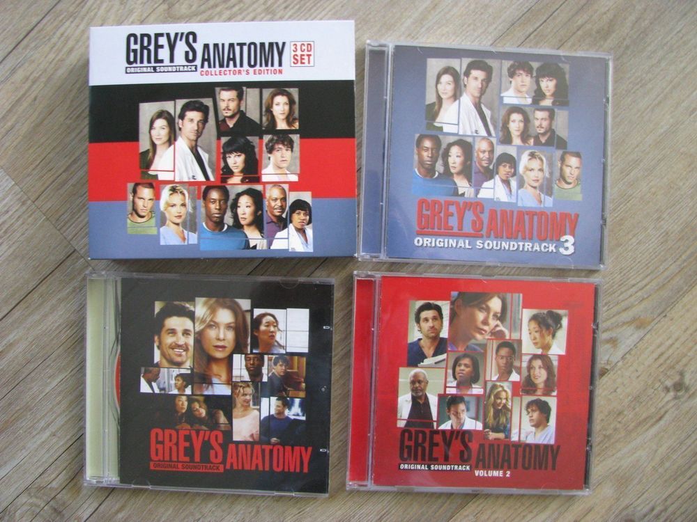3 CD Set Grey's Anatomy Soundtrack Music (Neu (gemäss Beschreibung)) in ...