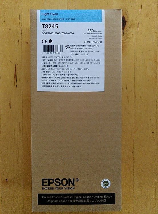 Epson SureColor SC-P6000/SC-7000/SC-8000 Light cyan, T8245 (Neu und ...