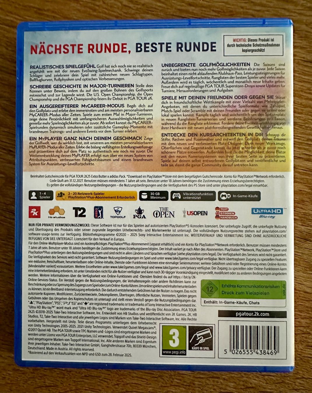 Game - 2K Games PGA Tour 2K25 (Gebraucht) in Sempach für CHF 1 – mit ...