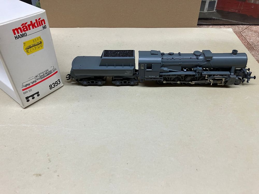 Märklin HAMO 8393 Dampflok BR 52 3604 der DRG, grau, H0 Dig. (Gebraucht) in Neuendorf für CHF 52 ...