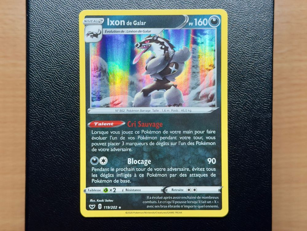 IXON de Galar HOLO (119/202) - Épée et bouclier - SSH FR (D'occasion) à ...