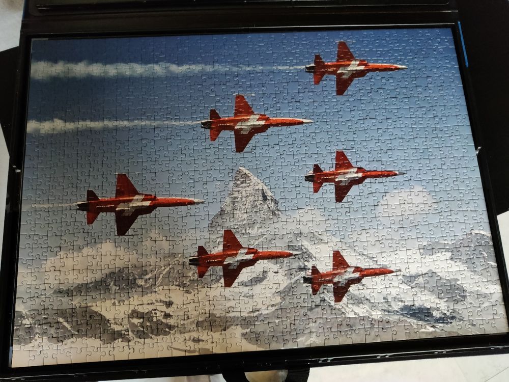 Puzzle Patrouille Suisse 1000 (Gebraucht) in Wiedlisbach für CHF 8 – mit Lieferung auf Ricardo ...