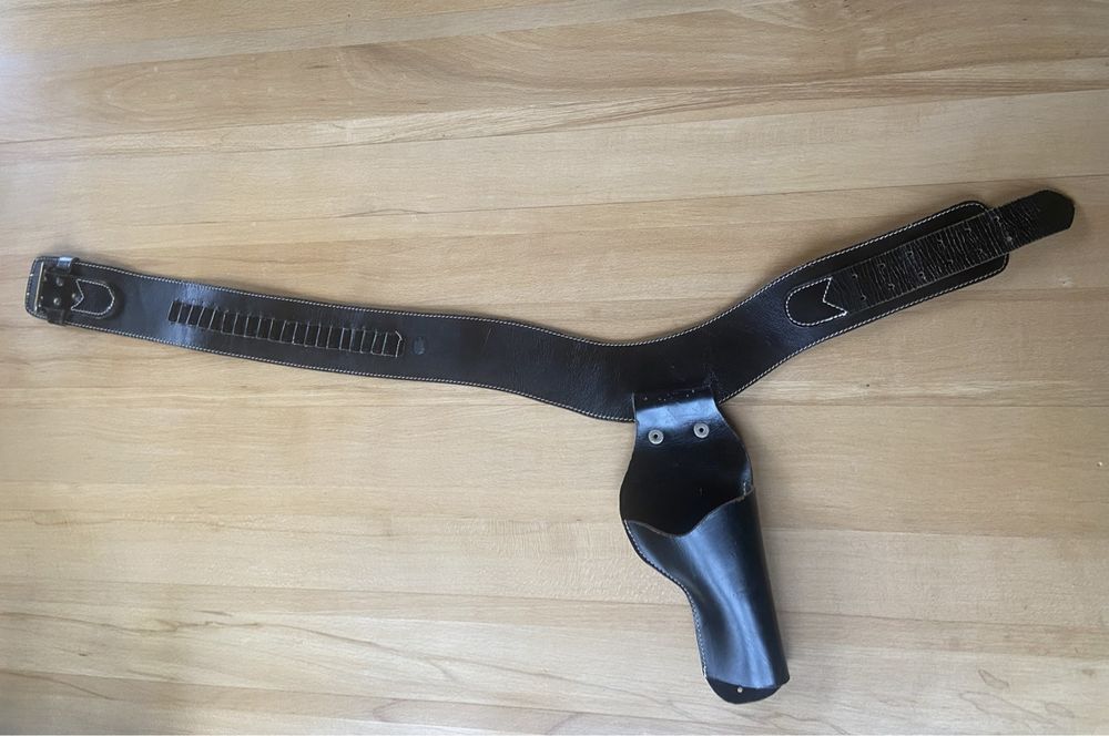 Revolver-Gurt / Cowboy-Gurt / Leder / Wild West-Fan | Kaufen auf Ricardo