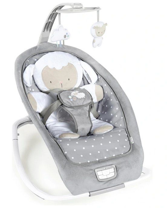 Ingenuity elektrische Babywippe Cuddle Lamb mit Plüsch-Schaf (Neu und ...