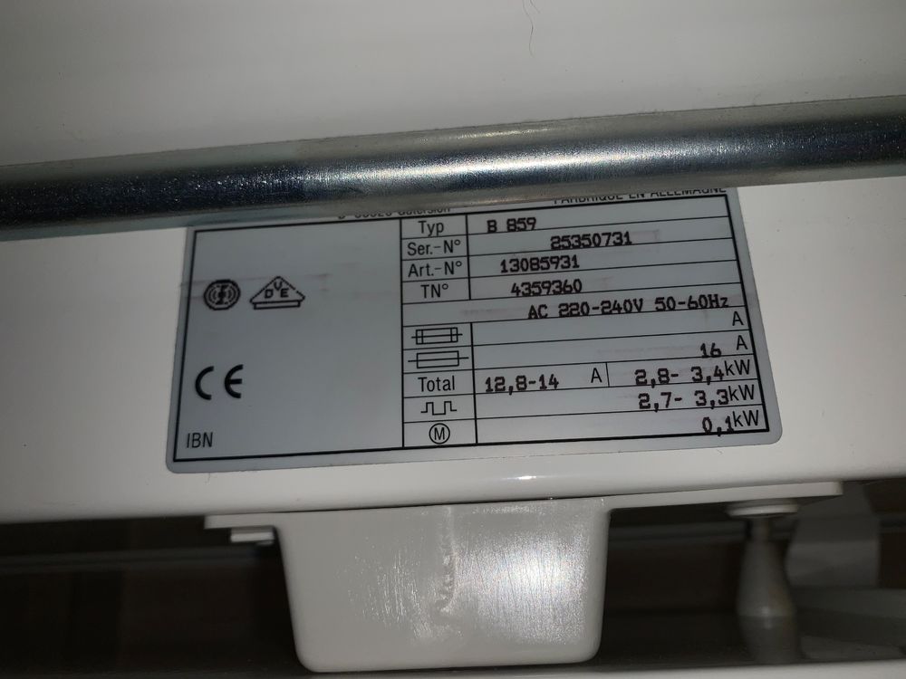 Bügelautomat / Wäschemangel von MIELE (plus neuem Bügeltuch) (Gebraucht ...