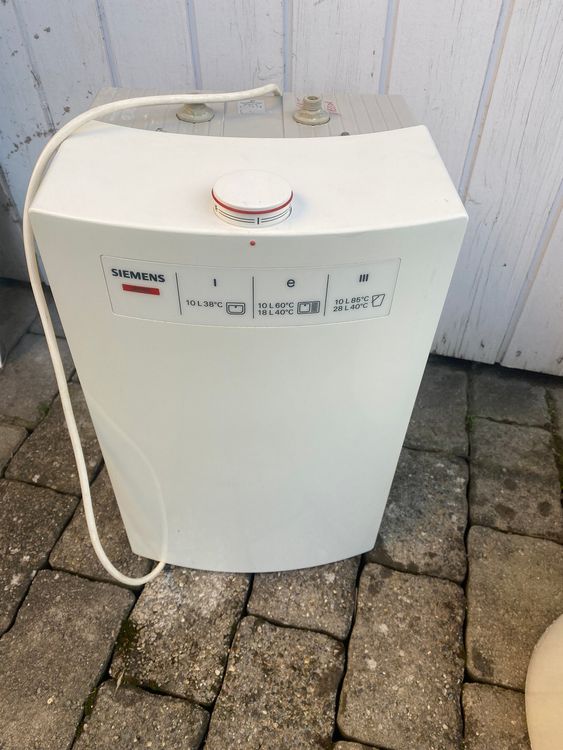 Boiler Siemens 10 L Drucklos mit Lavabo und Mischer (Gebraucht) in ...