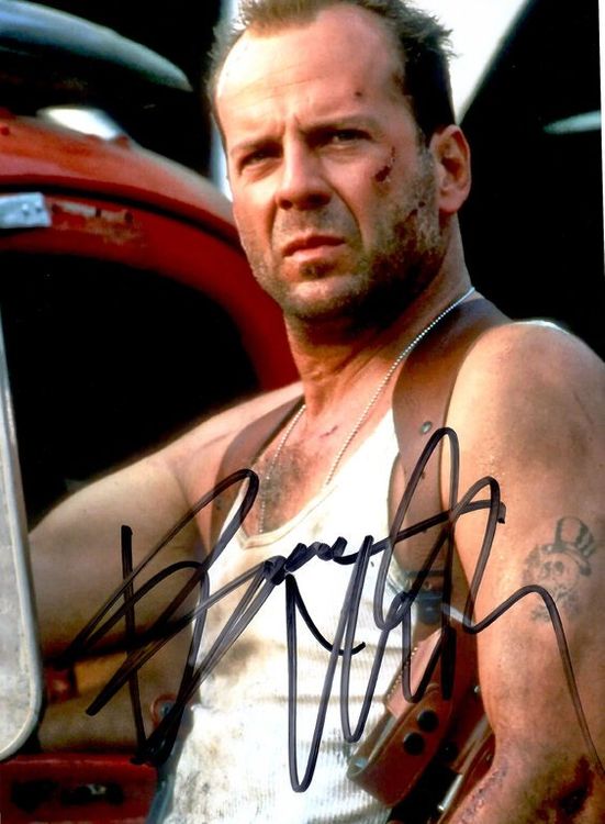 DIE HARD Bruce WILLIS / TOP AUTOGRAMM | Kaufen auf Ricardo