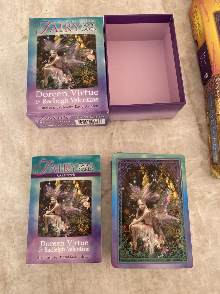 12 jeux de cartes Oracle Doreen Virtue en anglais,tarots (D'occasion) à ...