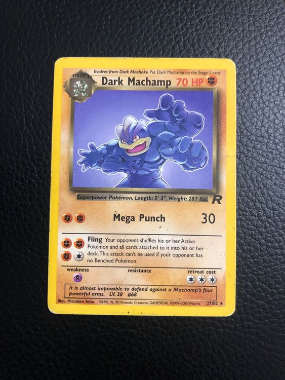 Team Rocket Dark Machamp rare 27/82 Ab 1 (Gebraucht) in Paradiso für ...