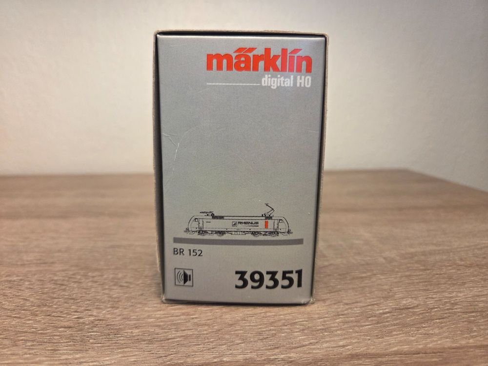 Märklin 39351 E-Lok BR 152 Rhenus Digital Sound H0 (D'occasion) à St-Aubin-Sauges pour CHF 169 ...