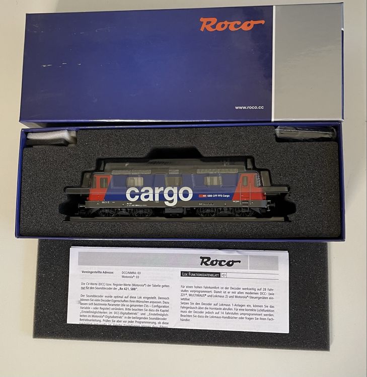 Roco Re 420 Cargo DC Digital (Neu und originalverpackt) in Bassersdorf ...