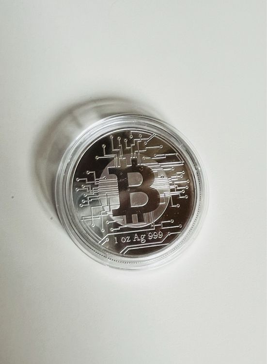 1 UNZE 999 SILBER - BITCOIN 2022 - SILBERMÜNZE | Kaufen auf Ricardo