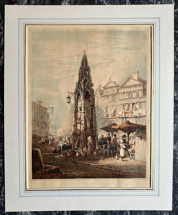 Samuel Prout: Fountain of the Stone Cross, Rouen 1825 (Gebraucht) in ...