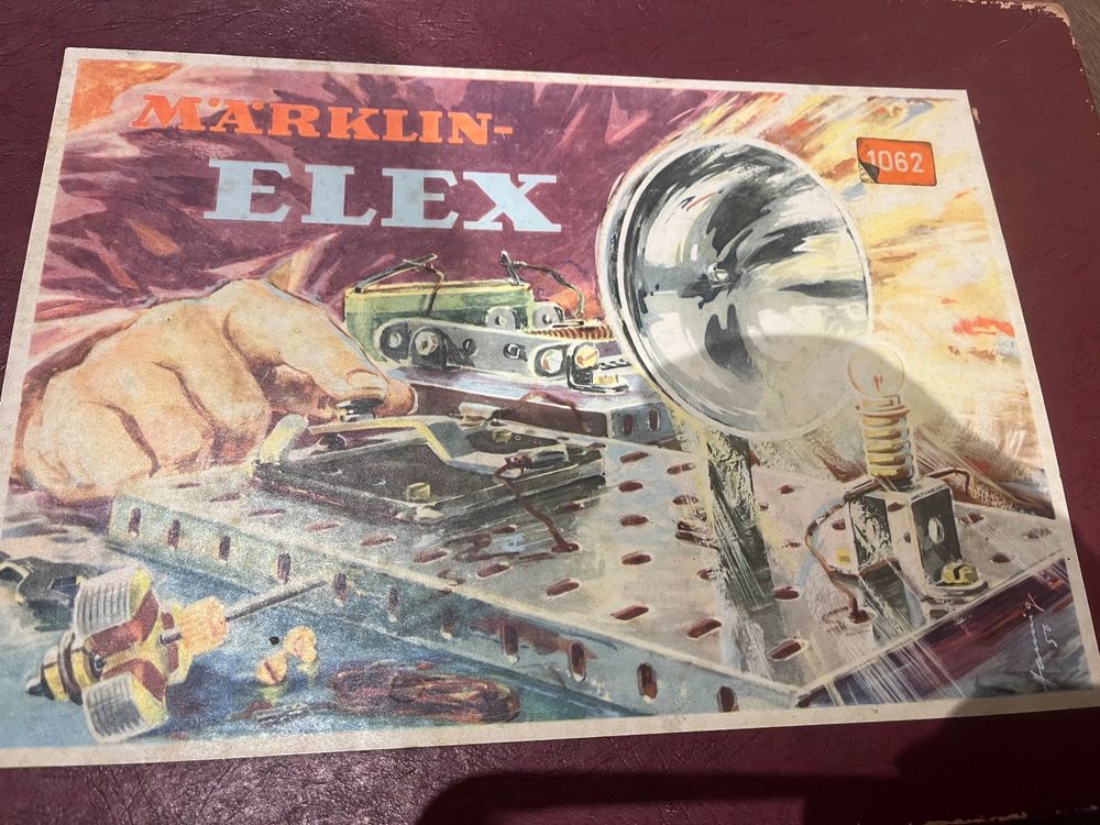 MÄRKLIN BAUKASTEN ELEKTRO UM 1950 ORIGINAL TOP ZUSTAND RAR (Gebraucht ...