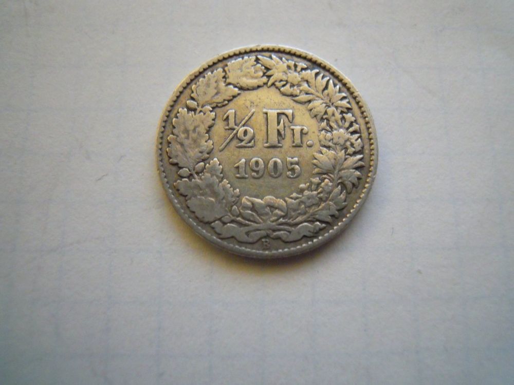 50 Rp. 1905 (Gebraucht) in Kriegstetten für CHF 1.75 – mit Lieferung auf Ricardo kaufen