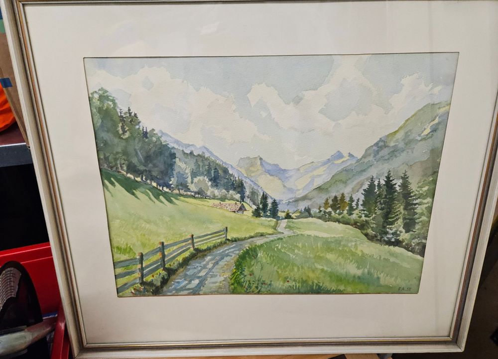 drei sehr schöne Aquarelle - Landschaften | Kaufen auf Ricardo