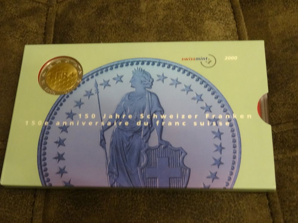 Schweizer Münzsatz 2000 150 Jahre Schweizer Franken (Neu und originalverpackt) in Olten für CHF ...