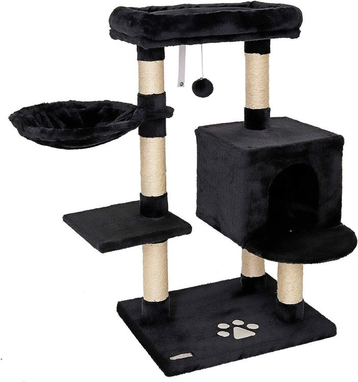 Kratzbaum Katzenbaum Stabiler Kletterbaum Spielhaus Turm 93 (Neu (gemäss Beschreibung)) in ...